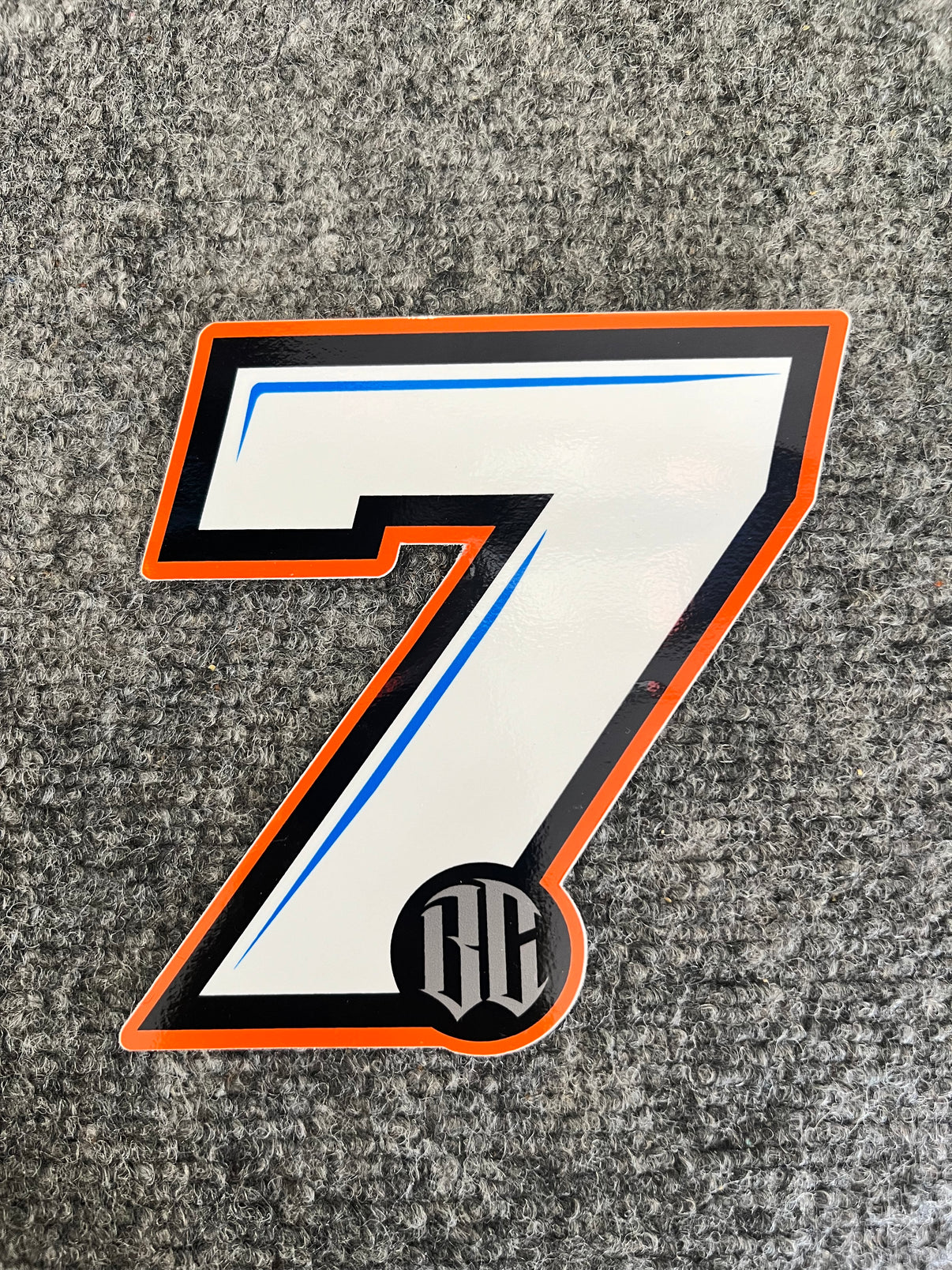 7BC Orange Decal – Shop Sunshine